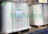 China 30gsm 35gsm White Kraft Paper Single Gloss PE Coated Food Grade Printing Baking for sale