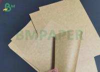 China Virgin Pulp 125gsm To 450gsm Natural Brown Color Kraft Paper Board 64 * 79cm for sale
