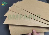China Virgin Pulp 125gsm To 450gsm Natural Brown Color Kraft Paper Board 64 * 79cm for sale