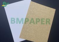 China 250gsm Coated Kraft Paper C1S One Side White One Side Kraft 889 X 650mm for sale