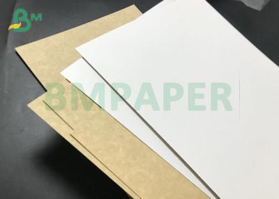 China Food grade approved CCKB Board 360gsm 585um White Claycoat Kraft Liner Board for sale