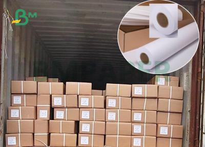 China 20lb CAD Bond Paper For Engineering Printer 36'' x 500ft  3'' Core Wide Format for sale