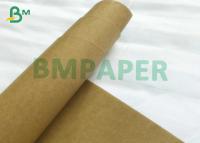 China 0.55mm 0.6mm Light Brown Washable Kraft Paper Fabric Roll 150cm Width for sale