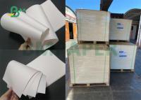 China 24 x 35inch Recycled Food Grade White Kraft Paper Roll For Air Paper Cup 120gsm 140gsm for sale