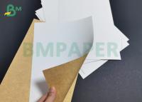 China Virgin Pulp 300g 325g C1S Coated Kraft Back Paperboard For food packaging box for sale