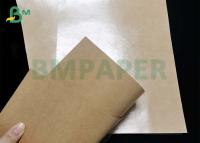China 250g Single PE Coated Food Grade Brown Kraft Paper For Packaging Box for sale