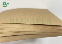 China Folding Resistance Virgin Brown Kraft Paper With 100% Wood pulp for sale