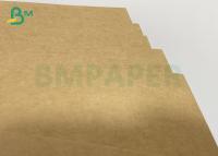 China Folding Resistance Virgin Brown Kraft Paper With 100% Wood pulp for sale