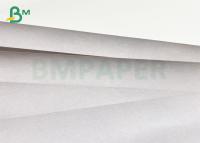 China 0.55MM Washable Brown And White Kraft Paper Fabric With Roll Packaging for sale