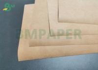 China 0.7mm Washable Brown Kraft Paper Fabric For Tote Bags In Roll for sale