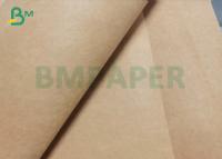China 0.7mm Washable Brown Kraft Paper Fabric For Tote Bags In Roll for sale