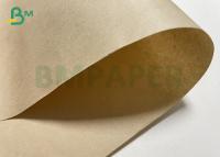 China Wet Resistance Brown Straw Paper With Pure Wood Pulp In Roll for sale