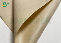 China Wet Resistance Brown Straw Paper With Pure Wood Pulp In Roll for sale