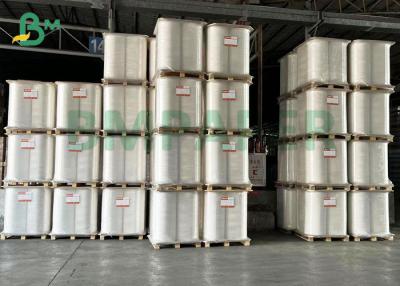 China 28gsm Food Safe White Paper For Drinking Straw Wrapping 5000m Roll for sale