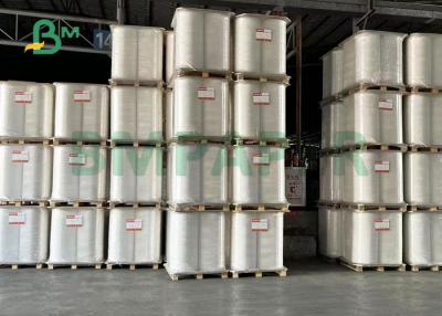 China 28gsm Virgin Pulp White Straw Wrapping Paper 26mm Food Grade Biodegradable for sale