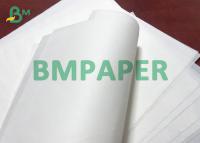 China 40g 50g One Side Glossy Coated White Kraft Paper For Packaging for sale