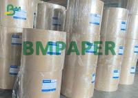 China 40g 50g One Side Glossy Coated White Kraft Paper For Packaging for sale