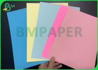 China 60gsm 65gsm Grade AAA Lacquered Finish Glossy Blue / Yellow / Pink Carboard for sale