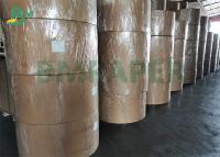 China 200gsm - 450 Gsm High Stiffness Brown Kraft Paper Rolls For Food Packaging for sale