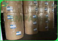 China 200gsm - 450 Gsm High Stiffness Brown Kraft Paper Rolls For Food Packaging for sale
