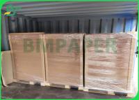China Fade Resistance Eco - Friendly High Glossy Coated Brown Kraft Paper for sale