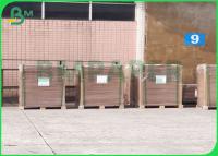 China Fade Resistance Eco - Friendly High Glossy Coated Brown Kraft Paper for sale
