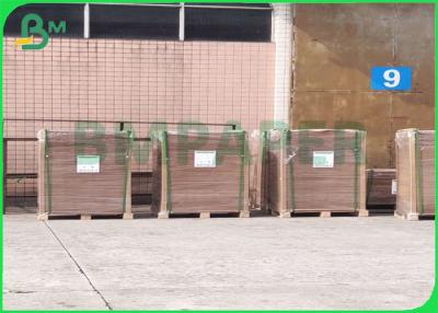 China Fade Resistance Eco - Friendly High Glossy Coated Brown Kraft Paper for sale