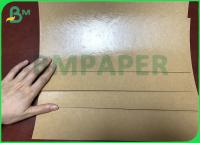 China Tear Resistance High Glossy 200gsm + 15gsm PE Coated Kraft Paper for sale