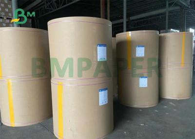 China 45gsm 2 Side Smooth Newsprint Packing Paper Roll 800mm 781mm For Fruite Package for sale