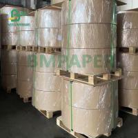 China 60gsm 70gsm Brown Kraft Paper Roll Bobbin For Food Packaging Bag 40cm 50cm for sale