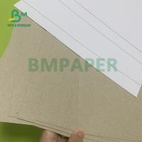 China 300gsm Coated White Board With Grey Back Good Stiffness 630mm X 860mm for sale