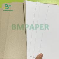 China 300gsm Coated White Board With Grey Back Good Stiffness 630mm X 860mm for sale