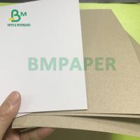 China 300gsm Coated White Board With Grey Back Good Stiffness 630mm X 860mm for sale