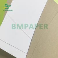 China 1mm White Duplex Board Grey Back Duplex Board High Rigidity 889mm X 1194mm for sale