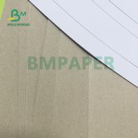 China 1mm White Duplex Board Grey Back Duplex Board High Rigidity 889mm X 1194mm for sale