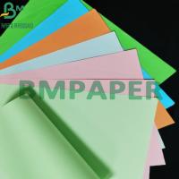 China 80g 120g High Color Saturation Uncoated Colour Bristol Paper Card For Origami for sale
