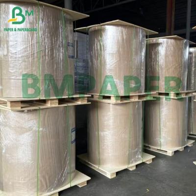 China 80gsm Semi Extensible Sack Kraft Paper For Cement Bags Packaging for sale