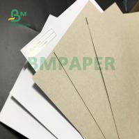 China 450gsm  46'' X 21'' Duplex Paper Board Gray Back High Brightness for sale