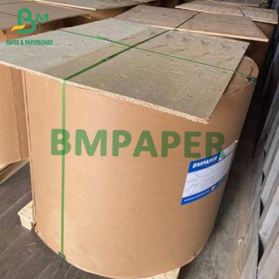 China Brown Kraft Liner Paper Recycled Wood Pulp 126gsm 140gsm 200gsm for sale