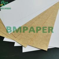 China 250g Moisture - Proof Food Grade White Coated Kraft Paper With Brown Back for sale