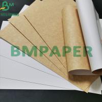 China 250g Moisture - Proof Food Grade White Coated Kraft Paper With Brown Back for sale