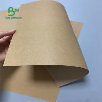 China 100gsm 200gsm Brown Kraft Paper Liner Board Jumbo Roll 1100mm for sale