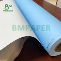 China 20lb One Side Blue CAD Plotter Paper heat resistance  24'' X 150m for sale