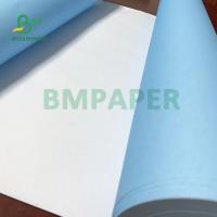 China 20lb One Side Blue CAD Plotter Paper heat resistance  24'' X 150m for sale