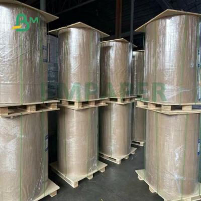 China Recycled 80gr 90gr Large Unbleached Kraft Paper Roll 36