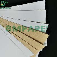 China 230gsm Brown Bottom Of White Coated Eco - friendly Liner Kraft Paper For Packing for sale
