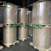 China 120gsm 130gsm 140gsm White Kraft Paper Roll For Food Packing Good Printing for sale