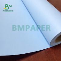 China 80gsm 3'' Blue Engineering Plotter Paper For Machinery 610mm X 150m for sale