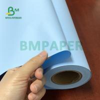 China 80gsm 3'' Blue Engineering Plotter Paper For Machinery 610mm X 150m for sale