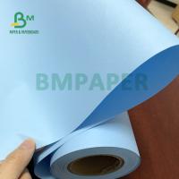 China 508mm X 100m Blue Engineering Bond Paper 2'' Core Uncoated Brightness for sale